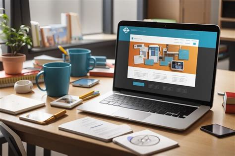 Premium Ai Image Empower Minds Transforming Education With Device Mockups For Elearning