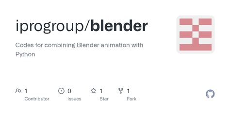 GitHub Iprogroup Blender Codes For Combining Blender Animation With Python