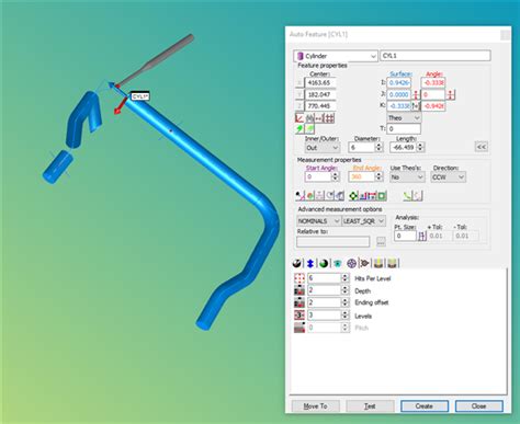 how to get cylinder instead of point when i try to rotate cad model