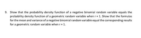 Solved Show That The Probability Density Function Of A Chegg