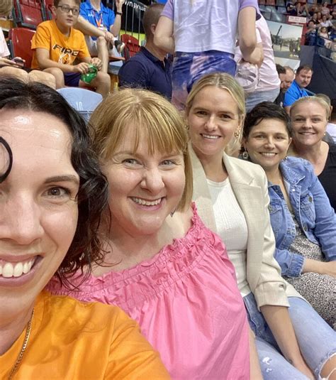 Sarah Dummer On Linkedin A Perk Of The Job 👌 Cheering On Townsville Fire Limited With The Lovely…