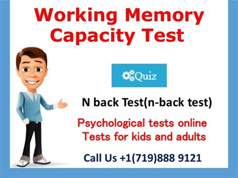 Working Memory Capacity Test
