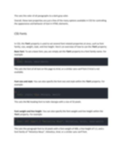 SOLUTION Css Part Ii Intermediate Studypool