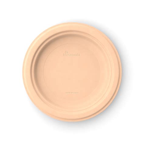 Orange Pulp Plate 23cm Prepac ΑΕΒΕ