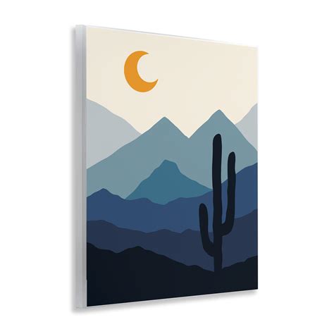 Dakota Fields Night In The Desert Wall Plaque Art By Ahmed Sameh