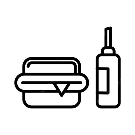 패스트 푸드 라인 아이콘 벡터 버거 빠른 음식 PNG 일러스트 및 벡터 에 대한 무료 다운로드 Pngtree