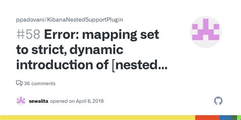error mapping set to strict dynamic introduction of [nested] within