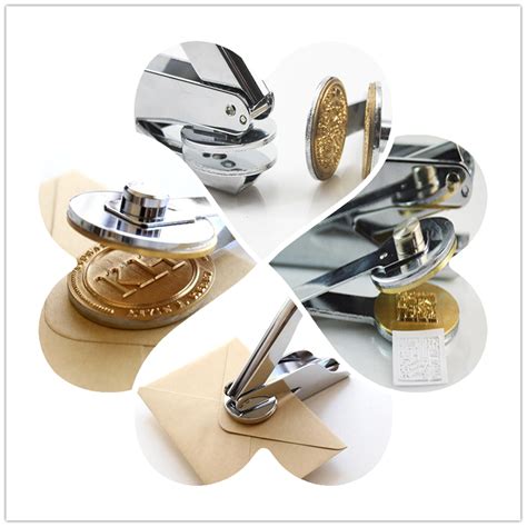 Custom Llc Seal Embosser Personalized Logo Stamp For Business