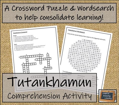 Tutankhamun Close Reading Comprehension Activity 5th Grade And 6th Gra Creative Primary Literacy