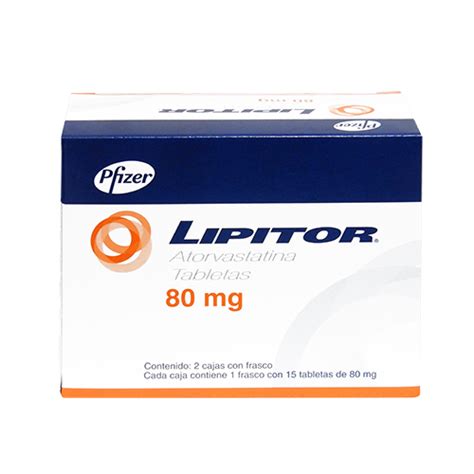 Lipitor 80mg Duo Con 15 Tabletas Farmacia Calderon