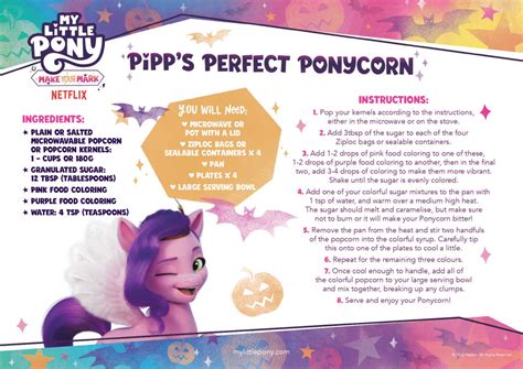 Mlp Pink And Purple Popcorn Recipe Mama Likes This