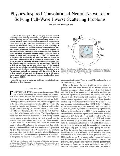 Pdf Physics Inspired Convolutional Neural Network For Solving