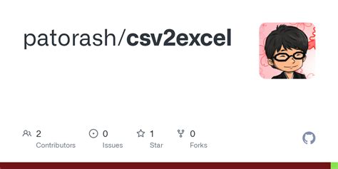 GitHub Patorash Csv Excel