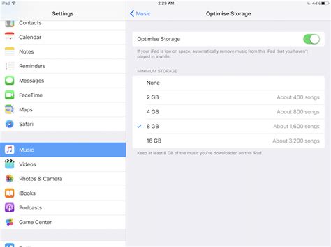How To Enable Optimize Storage Feature In Music App To Free Up Space In Ios 10 Iphone Hacks