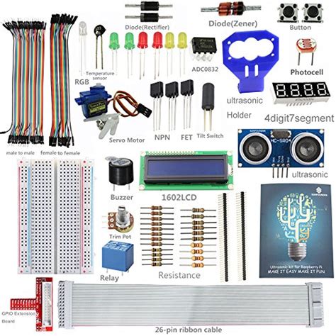buy sunfounder lcd ultrasonic relay sensor electronic bricks starter