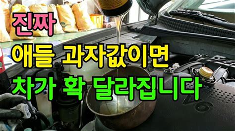 무조건 이거 알면 엔진 소리 한방에 조용해지고 차 나가는 맛이 확 달라집니다 싼맛에 부드러운 엔진 만드세요가성비 킹 왕 짱 Youtube