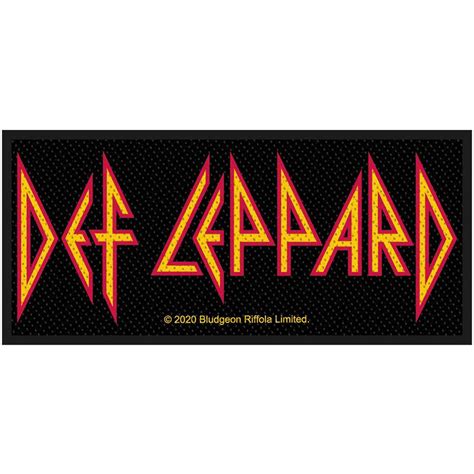 Def Leppard Logo Patch Eyesore Merch
