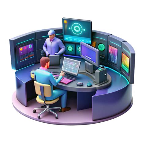 Modern Control Room Data Monitoring Analysis 56479544 Png