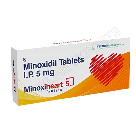 Minoxidil Tablets 5 Mg Pinkline Exports