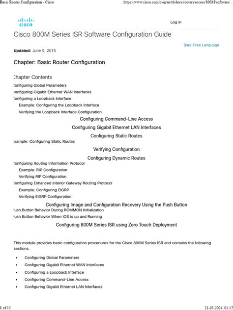 Basic Router Configuration Commands Cisco Pdf