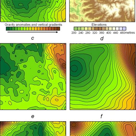 practical example a observed gravity anomalies as the result of