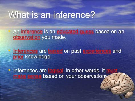 What Do Observation Mean What Does Inference Mean