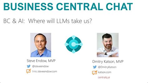 business central chat steve chats with dmitry katson about the bc ai