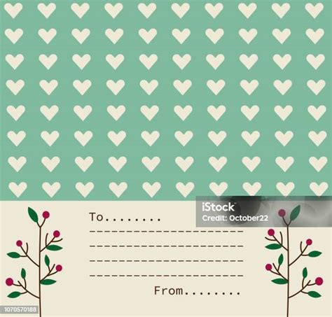 달콤한 고 파스텔 녹색 배경으로 아름 다운 카드와 작은 하얀 심장 패턴 채우기 텍스트 복사 공간 인사말 카드에 대 한 간단 하 고 최소한의 개념에서 일러스트 벡터 아트