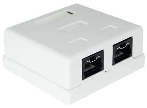 CAT6 BOX 2 Miro CAT6 Wall Box Dual RJ45