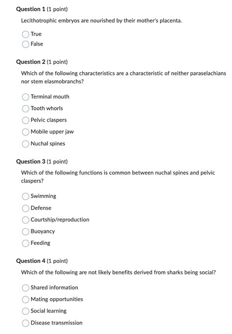 Solved Lecithotrophic Embryos Are Nourished By Their