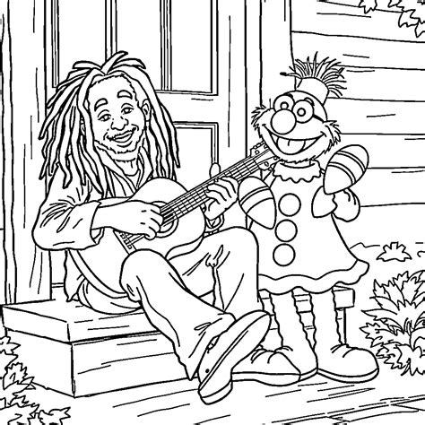 Best Bob Marley Coloring Pages Free Printable Pdf