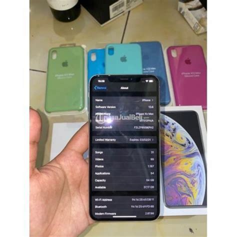 Hp Iphone Xs Max Gb Bekas Harga Rp Juta Lengkap Garansi Ibox Di Jakarta Tribun Jualbeli