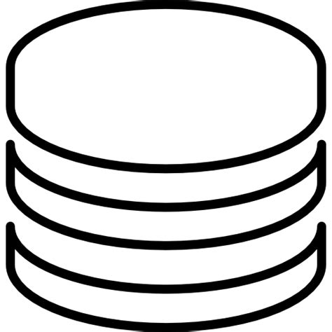 Free Icon Database Interface Symbol Outline