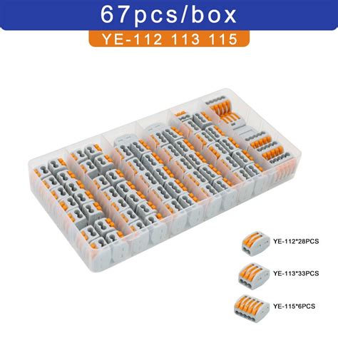 Electrical Wiring Terminals Set Cage Spring Univer Grandado