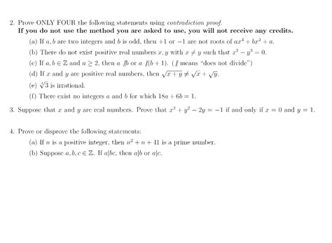 solved 2 prove only four the following statements using