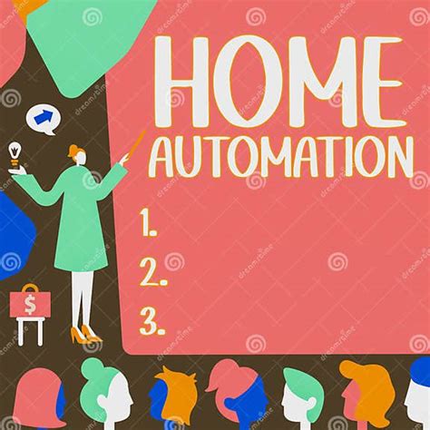 Handwriting Text Home Automation Word Written On Home Solution That Enables Automating The Bulk