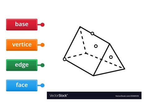 Triangluar Prism Labelled Diagram