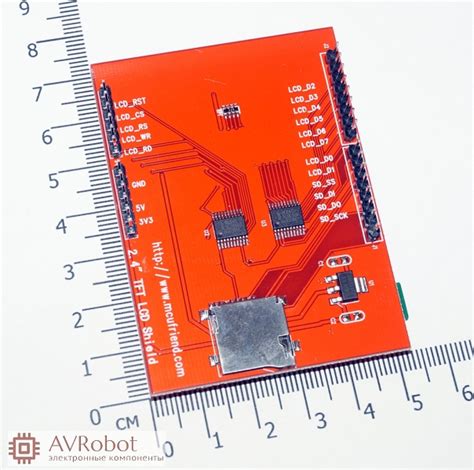 Экран Tft 24 дюйма цветной сенсорный Lcd Touch Screen Arduino Uno