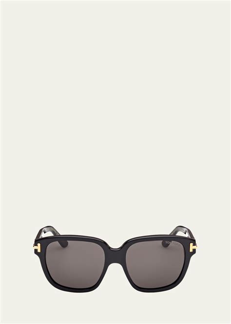 Tom Ford Icon T Monogram Square Sunglasses Bergdorf Goodman