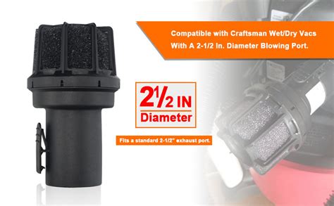 2 12 In Muffler Diffuser Wetdry Vac Attachment By Ohoho