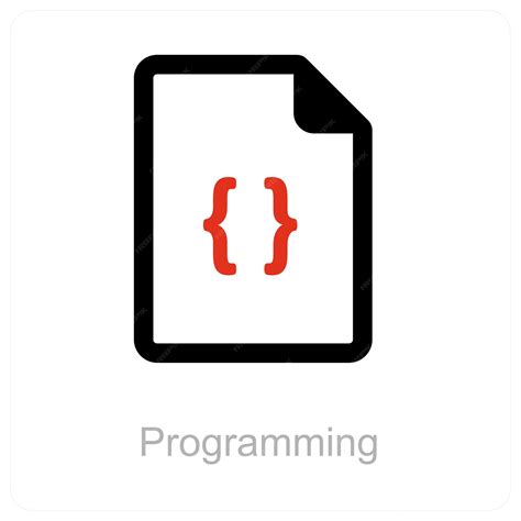 Premium Vector Programming And Code Icon Concept