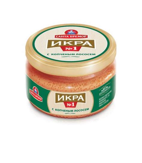 Икра Санта Бремор Икра №1 с копченым лососем - «Когда не знаешь чего ...
