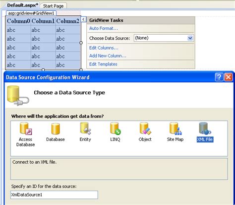 GridView XMLDataSource Example