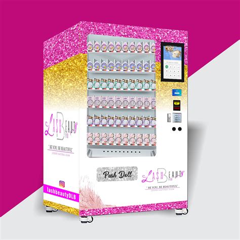 Self Service Vending Machine Beauty With Products Selling Custom With Touch Screen