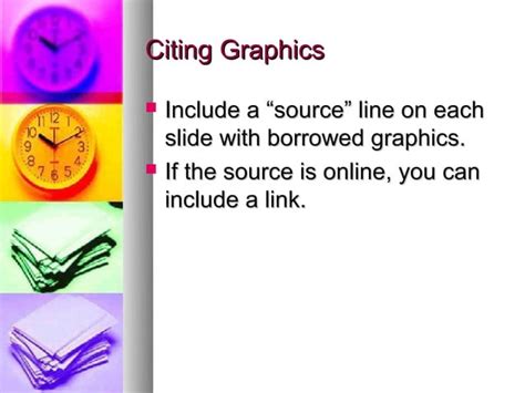 Citing Sources In Presentations Ppt