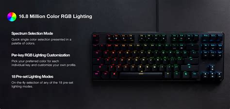 Phantom RGB Mechanical Keyboard Tecware Keyboards