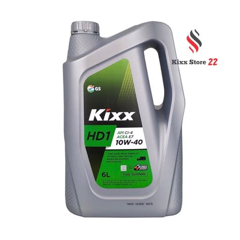 Kixx HD1 CI4 10W40 Fully Synthetic (6L) - Dầu động cơ diesel cao cấp ...