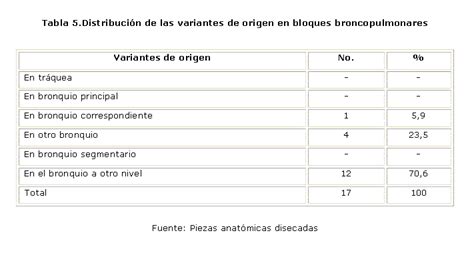 Segmentación Broncopulmonar Norma Anatómica En El Hombre Adulto