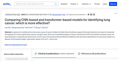 Comparing Cnn Based And Transformer Based Models For Identifying Lung Cancer Which Is More