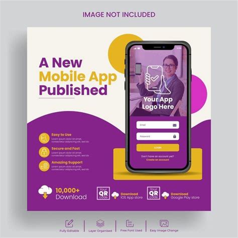Premium Vector Mobile App Development And New App Promotion Social